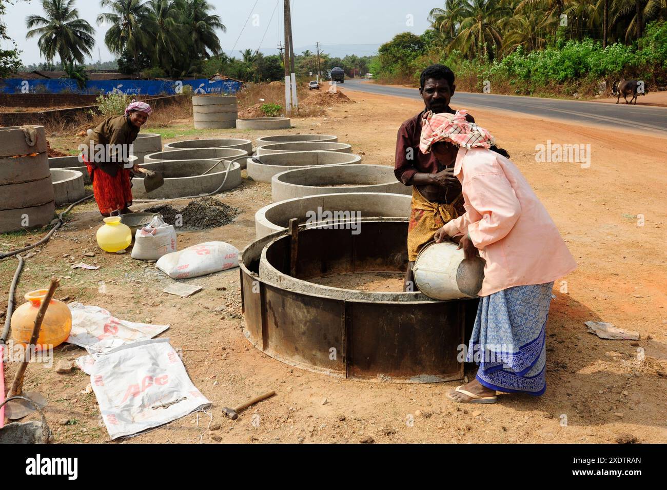 concrete engineering or concrete construction, building architecture in ...