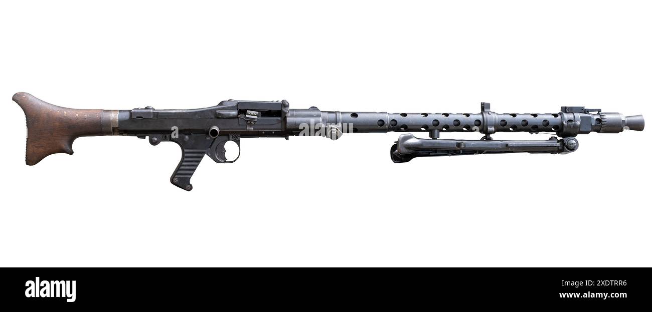 German machine gun world war ii Cut Out Stock Images & Pictures - Alamy