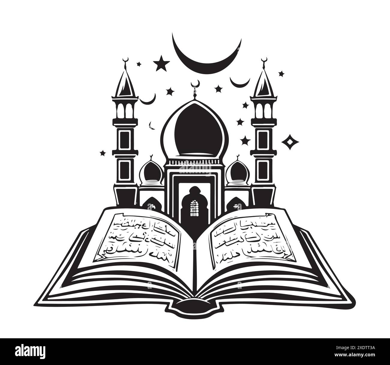 Islamic art book Black and White Stock Photos & Images - Alamy