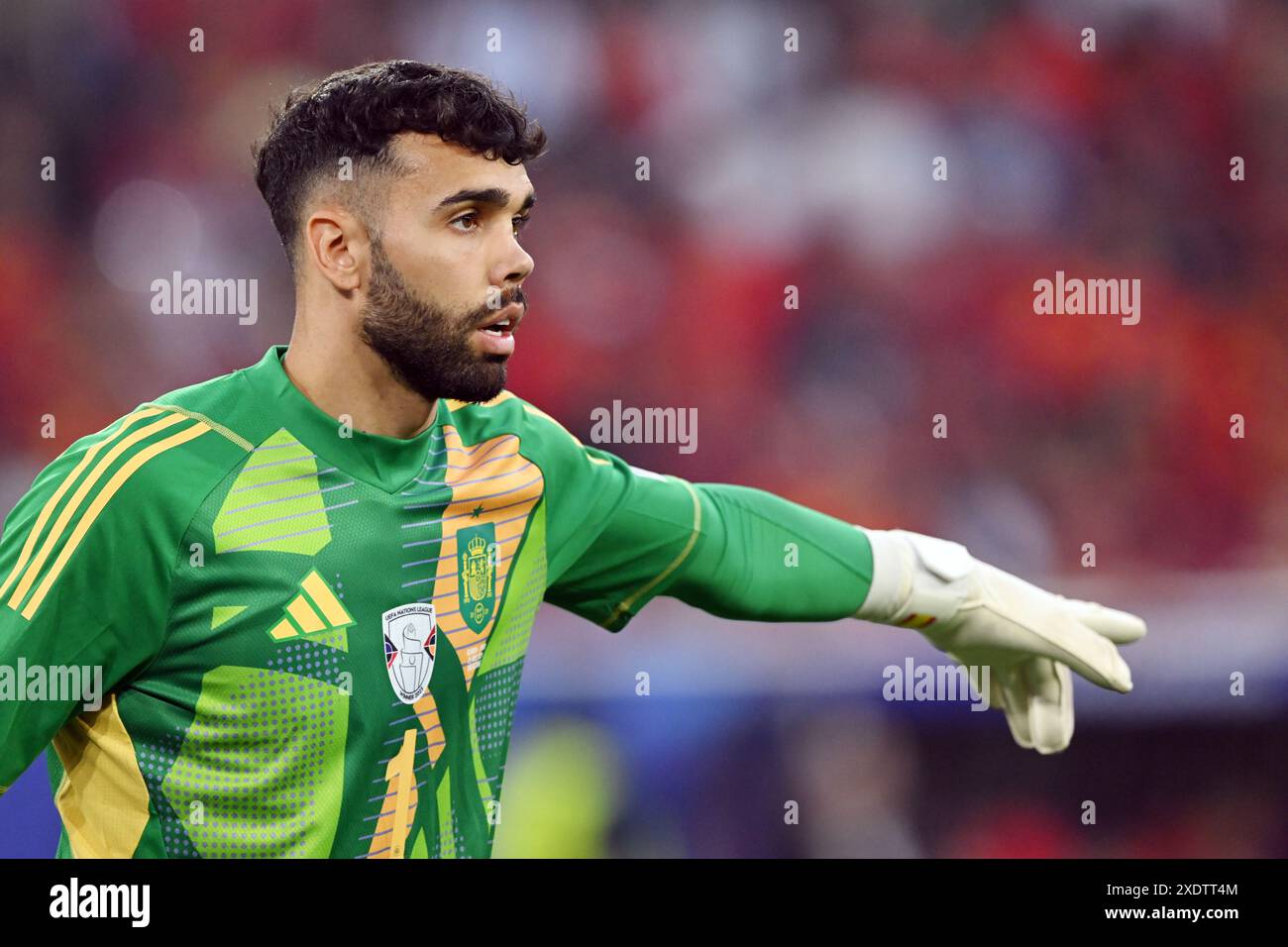 DUSSELDORF - Spain goalkeeper David Raya during the UEFA EURO 2024 ...