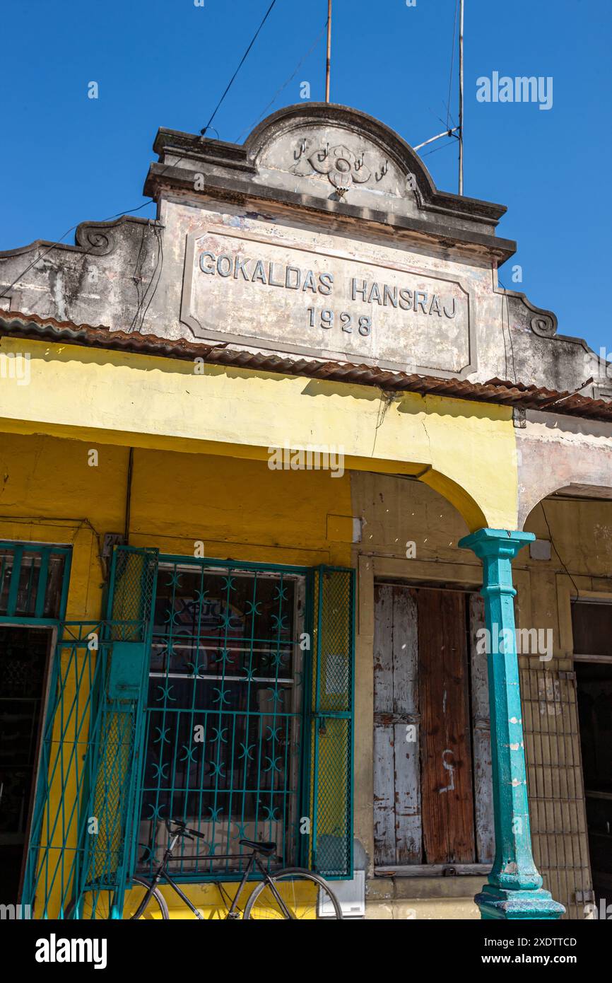 Mozambique, Sofala, Beira, Downtown, Old town architecture Stock Photo ...