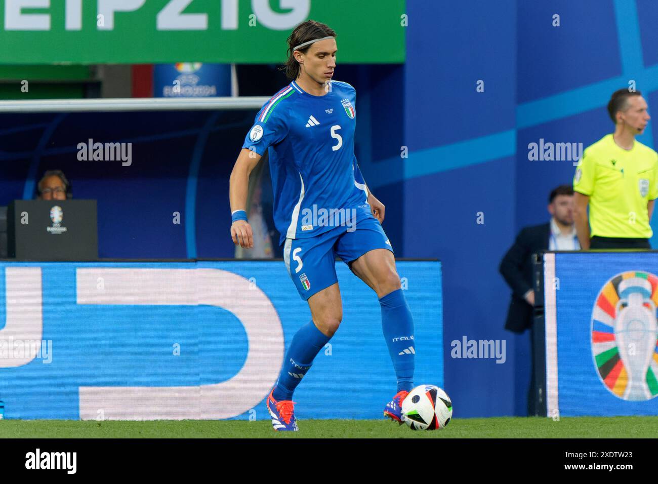 Riccardo Calafiori of Italy during UEFA Euro 2024 - Croatia vs Italy ...