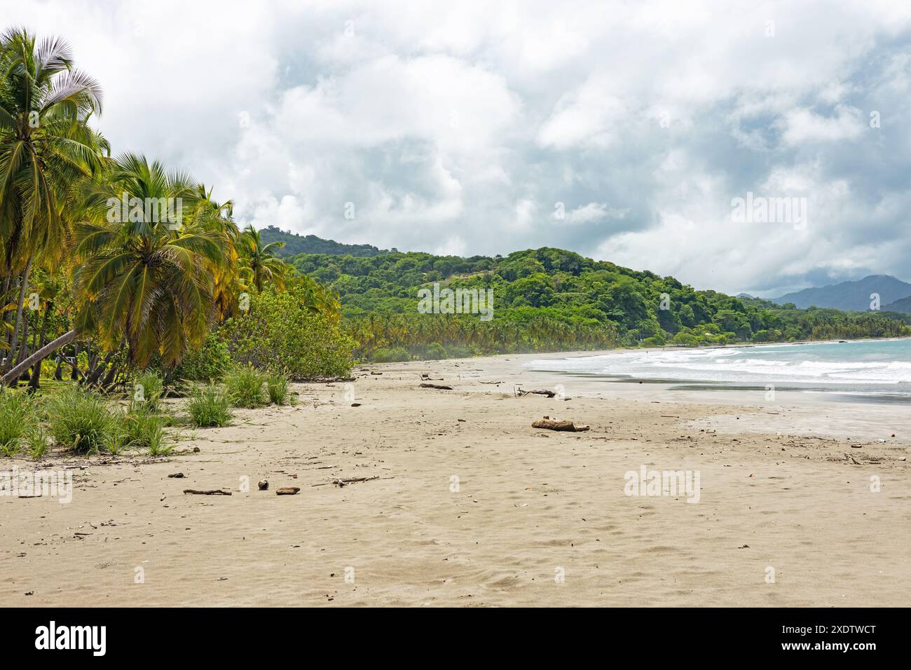 beautiful carrillo beach near Samara at the pacific coast in Costa Rica ...
