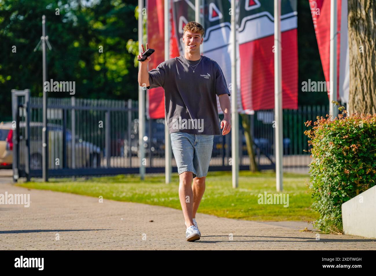 WIJDEWORMER, NETHERLANDS - JUNE 24: AZ keeper Sem Westerveld during a ...