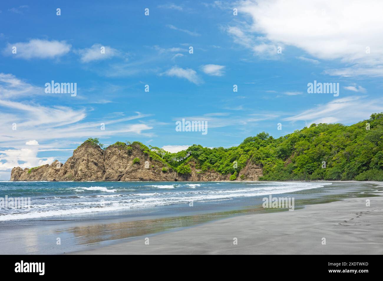 beautiful carrillo beach near Samara at the pacific coast in Costa Rica ...