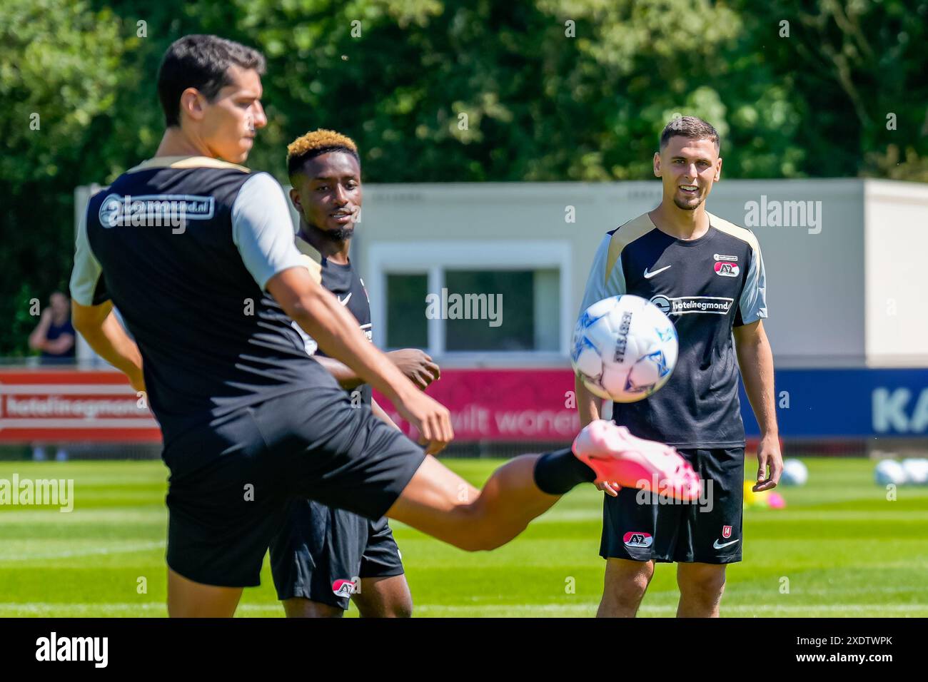 WIJDEWORMER, NETHERLANDS - JUNE 24: Alexandre Penetra of AZ, Ibrahim ...
