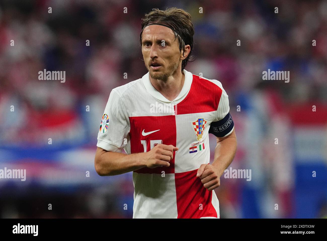 Leipzig, Germany. 24th June, 2024. Luka Modric of Croatia during the ...
