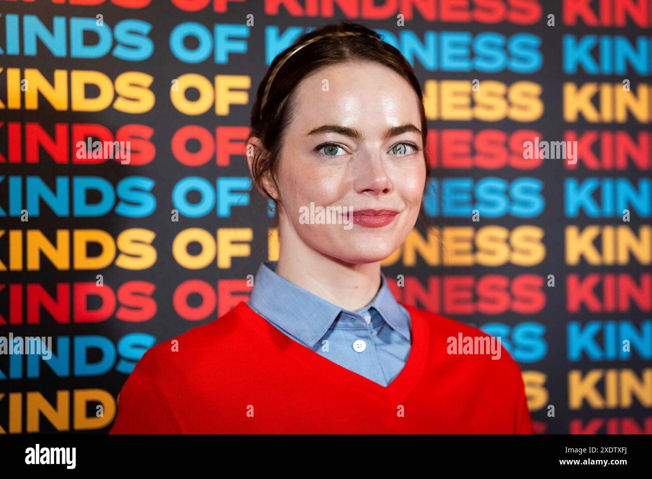 Emma Stone poses for photographers upon arrival at the photo call for ...