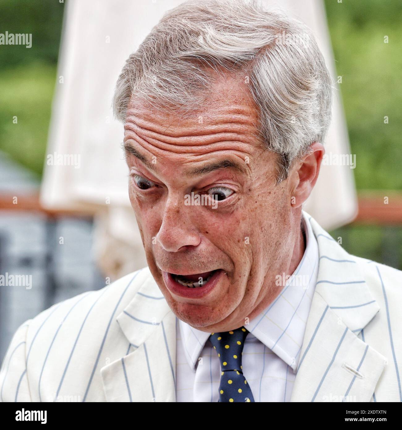 Nigel farage reaction hi-res stock photography and images - Alamy