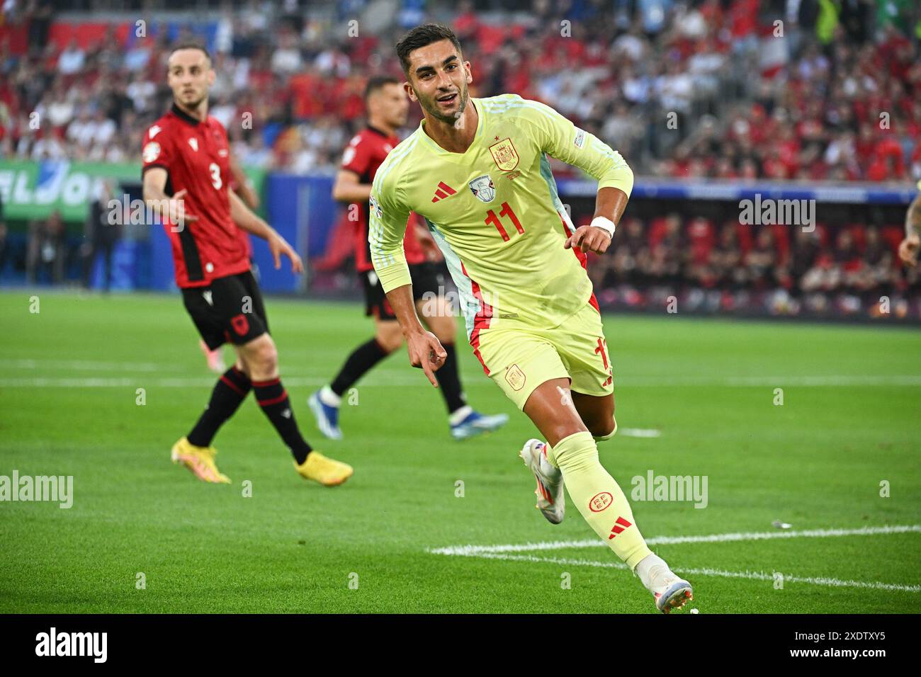 Düsseldorf, Germany. 24 June, 2024. Ferran Torres of spain during the ...