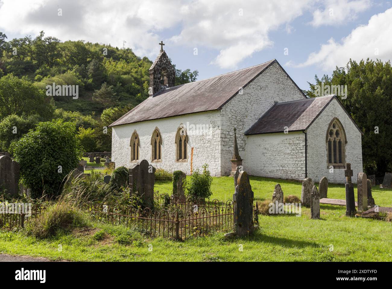 Church of St Michael at Talley Abbey, Llandovery, Wales, UK Stock Photo ...