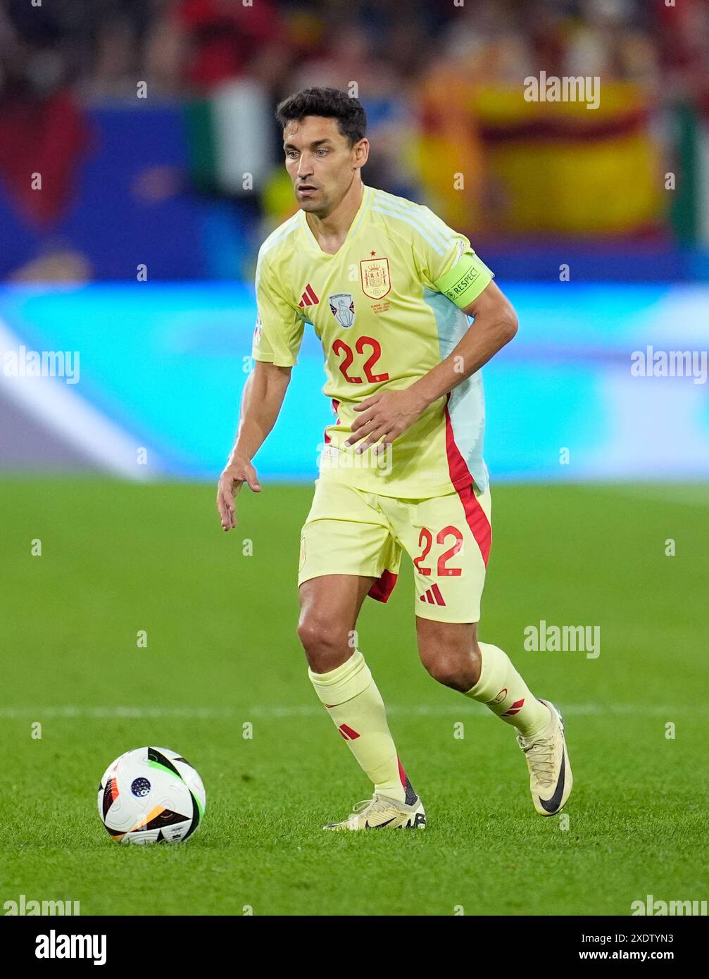 Spain's Jesus Navas during the UEFA Euro 2024 Group B match at the ...