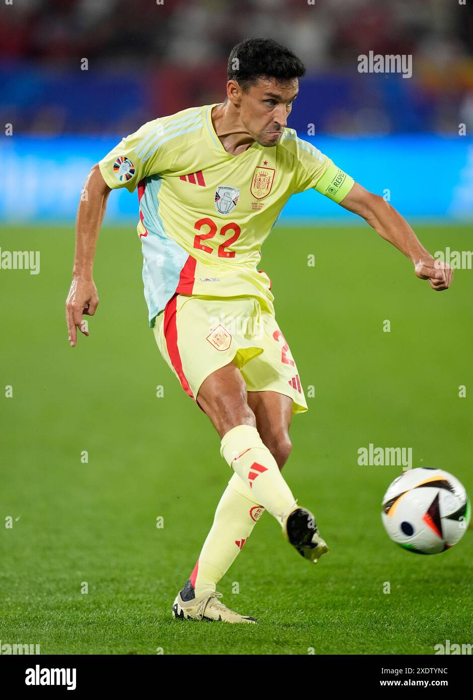 Spain's Jesus Navas during the UEFA Euro 2024 Group B match at the ...