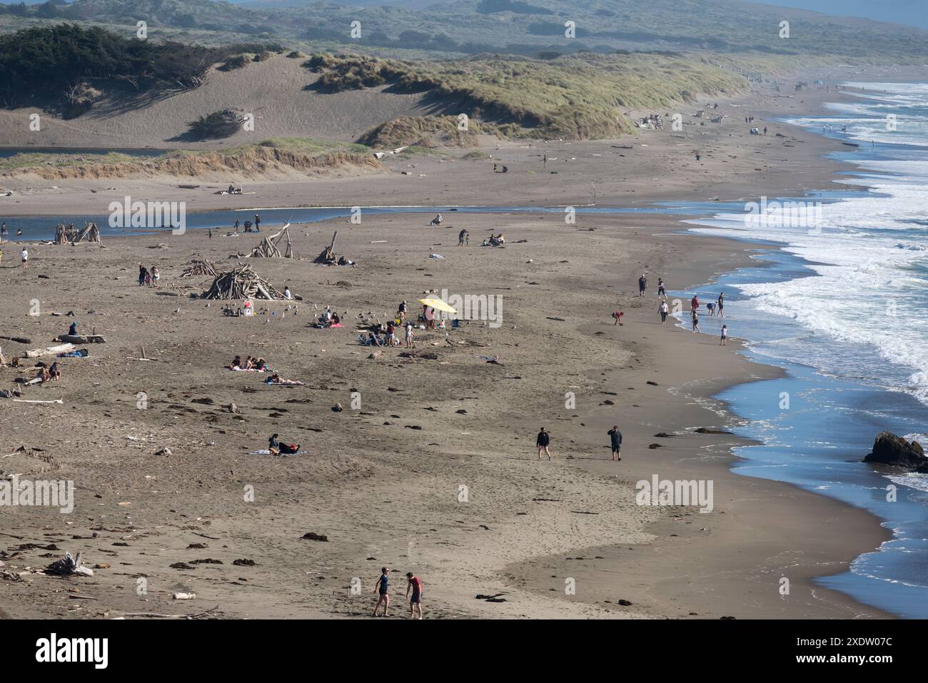 North Salmon Creek Beach. Sonoma Coast State Park in Sonoma County ...