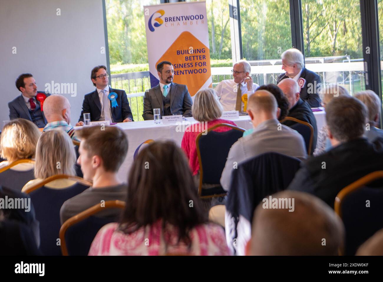 Brentwood Essex 24th Jun 2024 Election Hustings, Brentwood Essex with ...