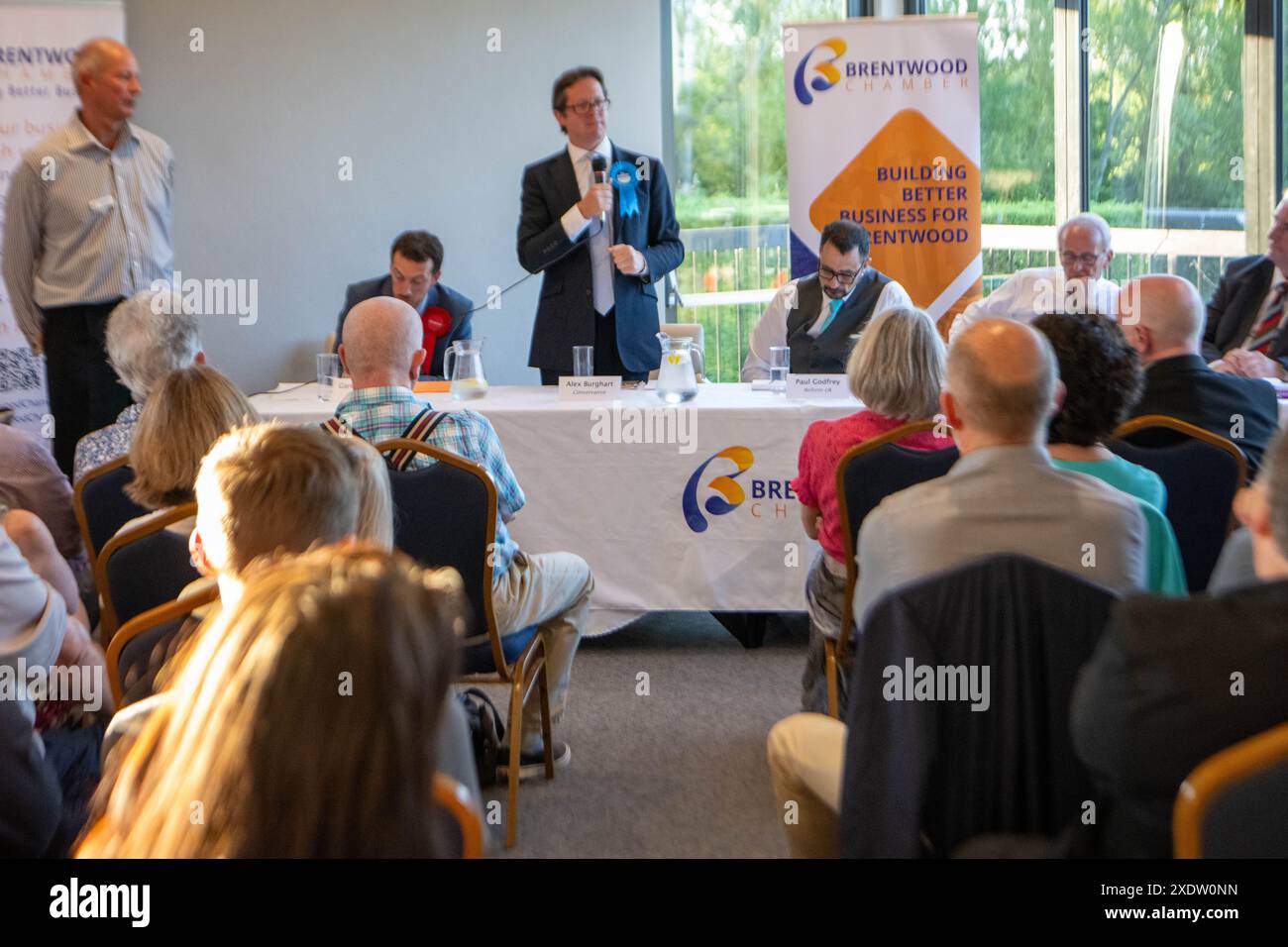Brentwood Essex 24th Jun 2024 Election Hustings, Brentwood Essex with ...