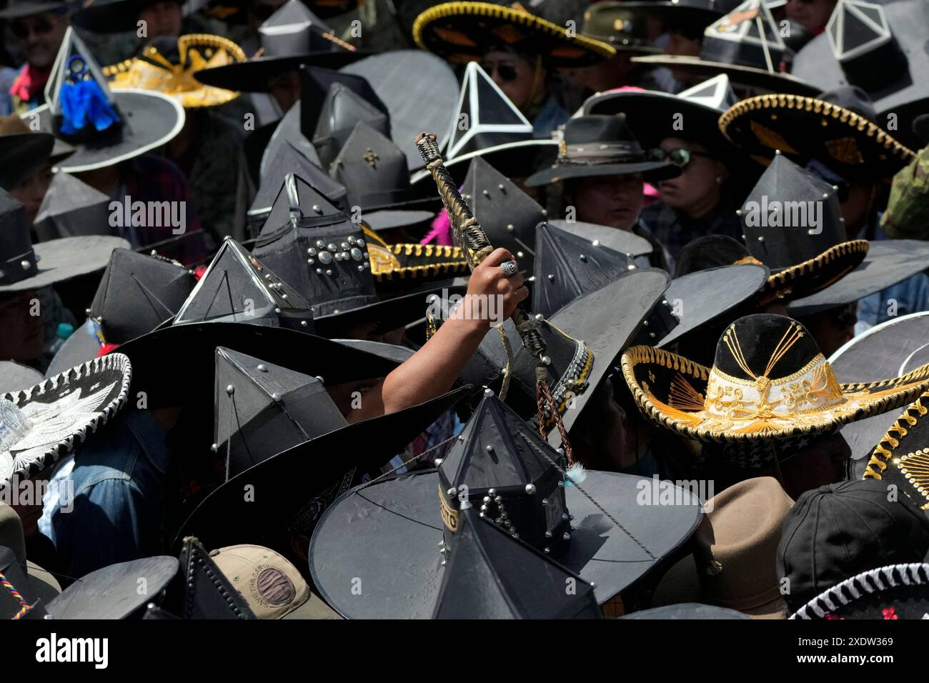 People dance in homage to the Indigenous Incan sun god in hopes of ...