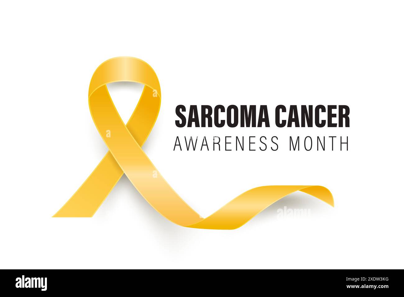 Sarcoma, Bone Cancer Banner, Card, Placard with Vector 3d Realistic ...