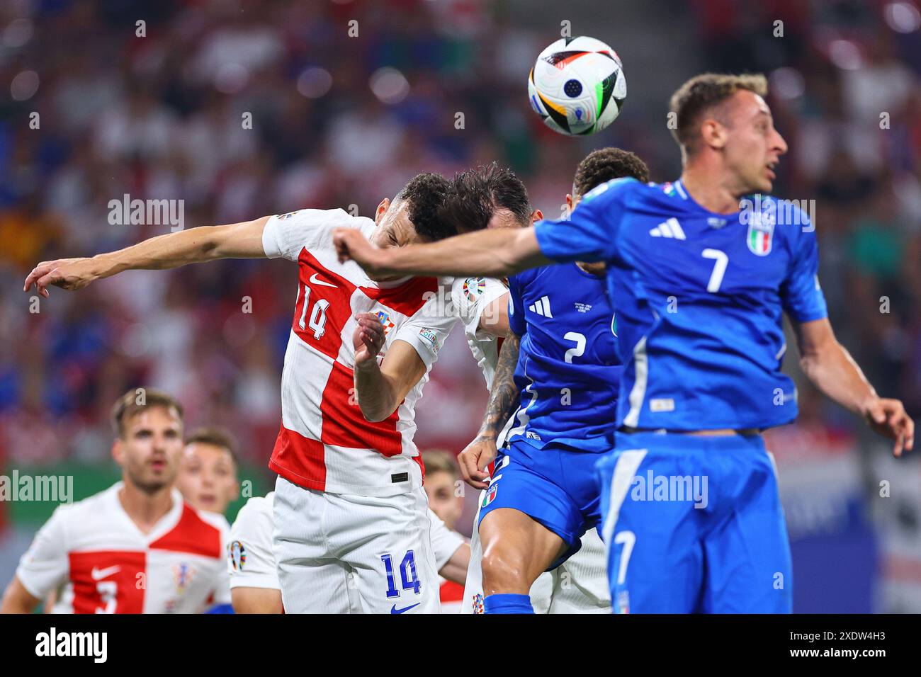 Lipsk, Niemcy. 24th June, 2024. 2024.06.24 Lipsk Pilka nozna ...