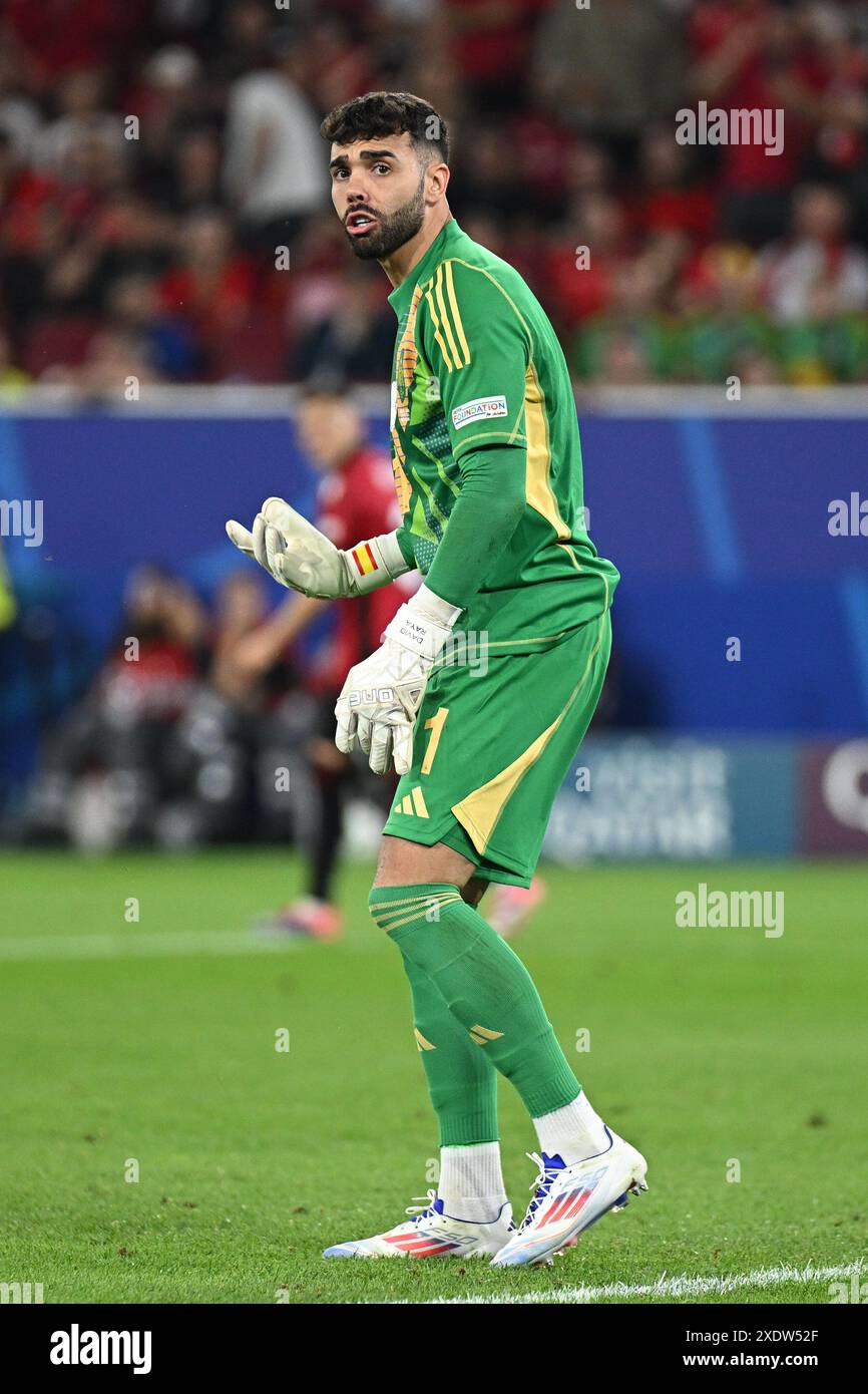 Düsseldorf, Germany. 24 June, 2024. David Raya of spain during the UEFA ...