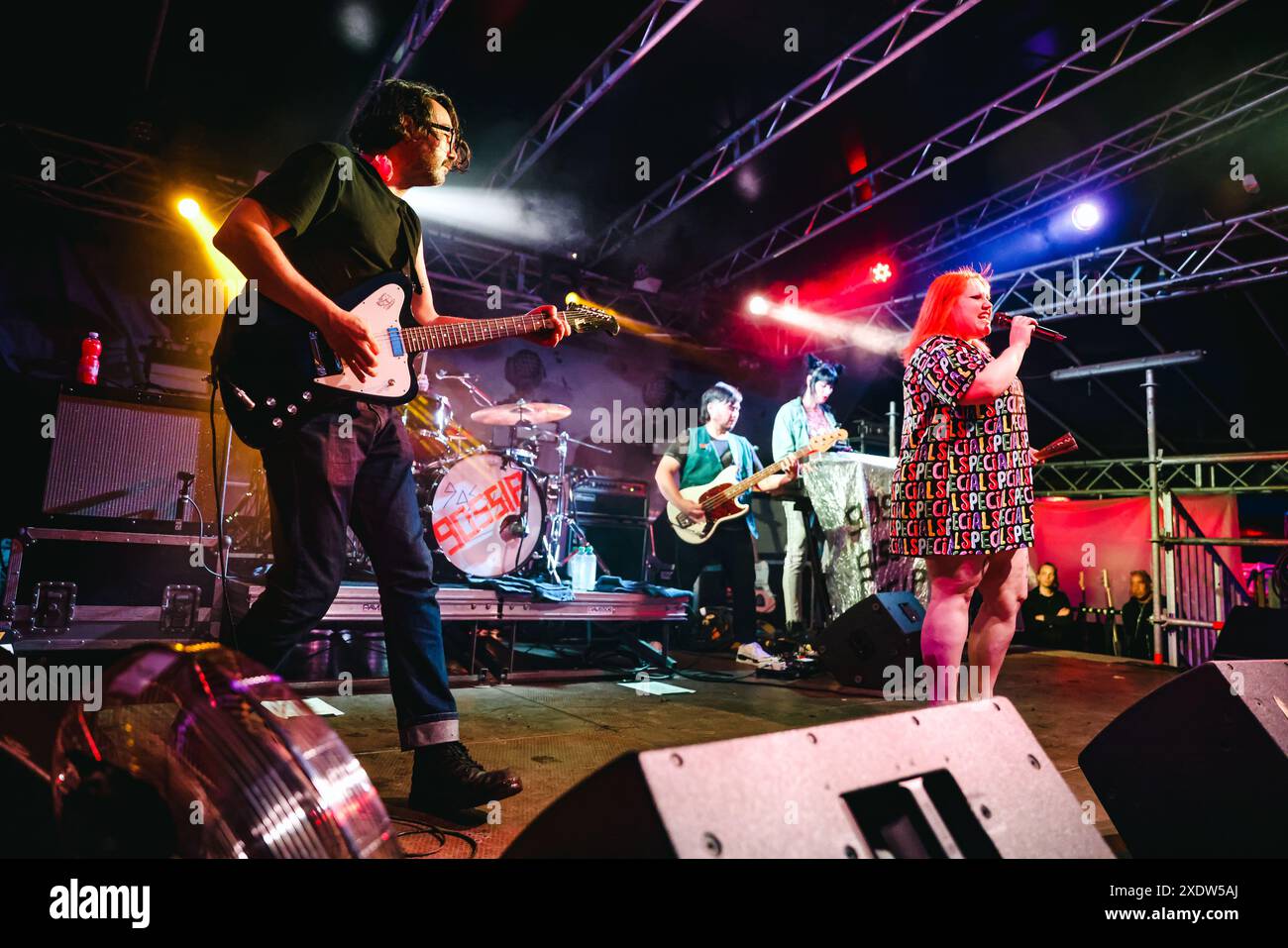 Milan, Gossip perform in concert at the Magnolia in Segrate. Pictured ...