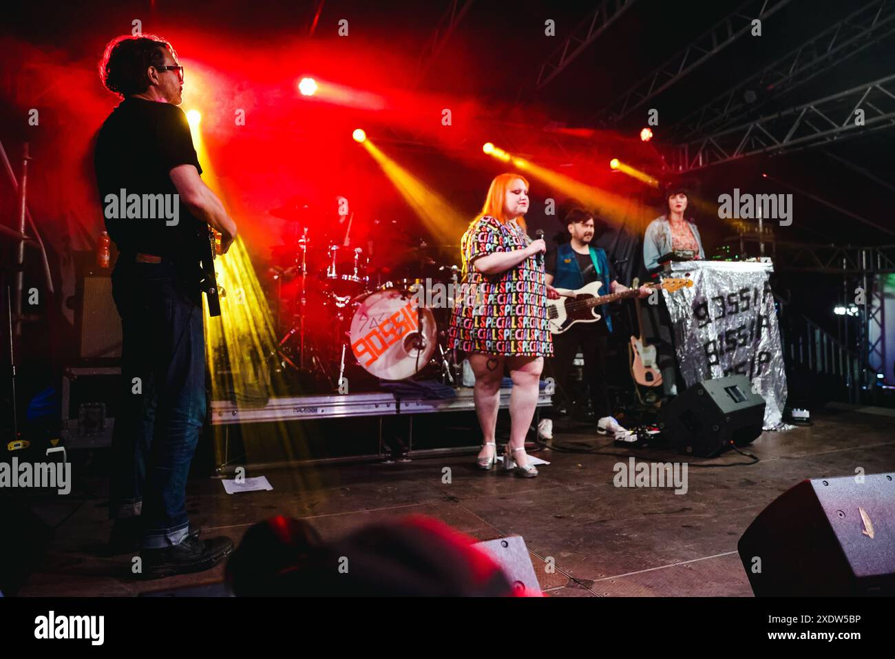 Milan, Gossip perform in concert at the Magnolia in Segrate. Pictured ...