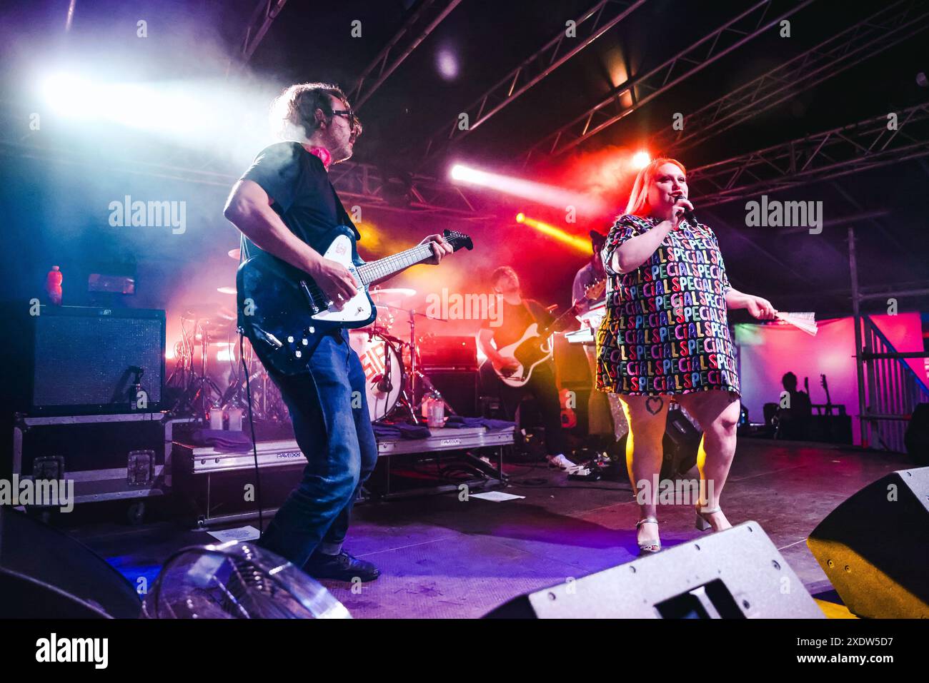 Milan, Gossip perform in concert at the Magnolia in Segrate. Pictured ...