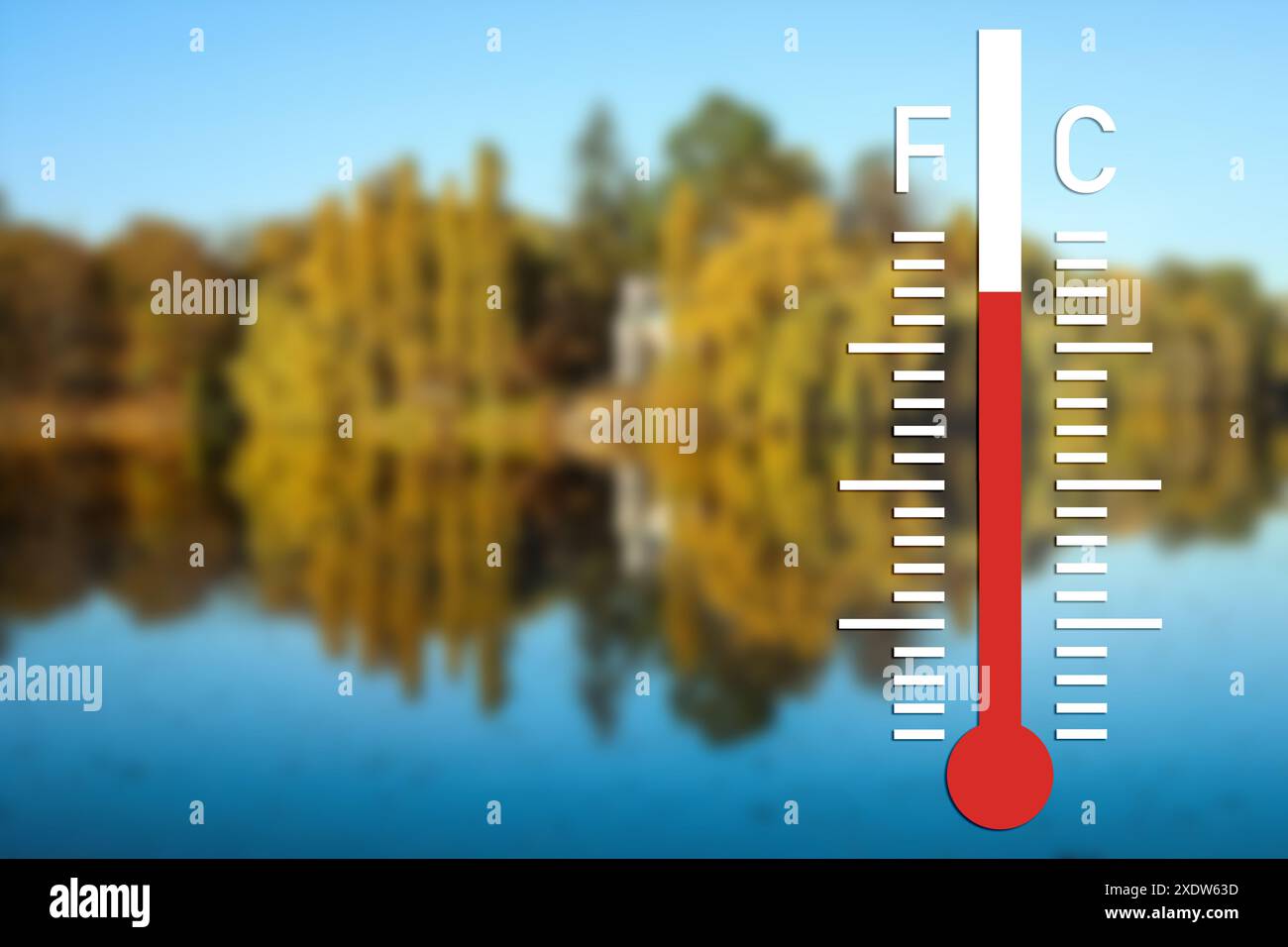 Sun temperature building thermometer hi-res stock photography and ...