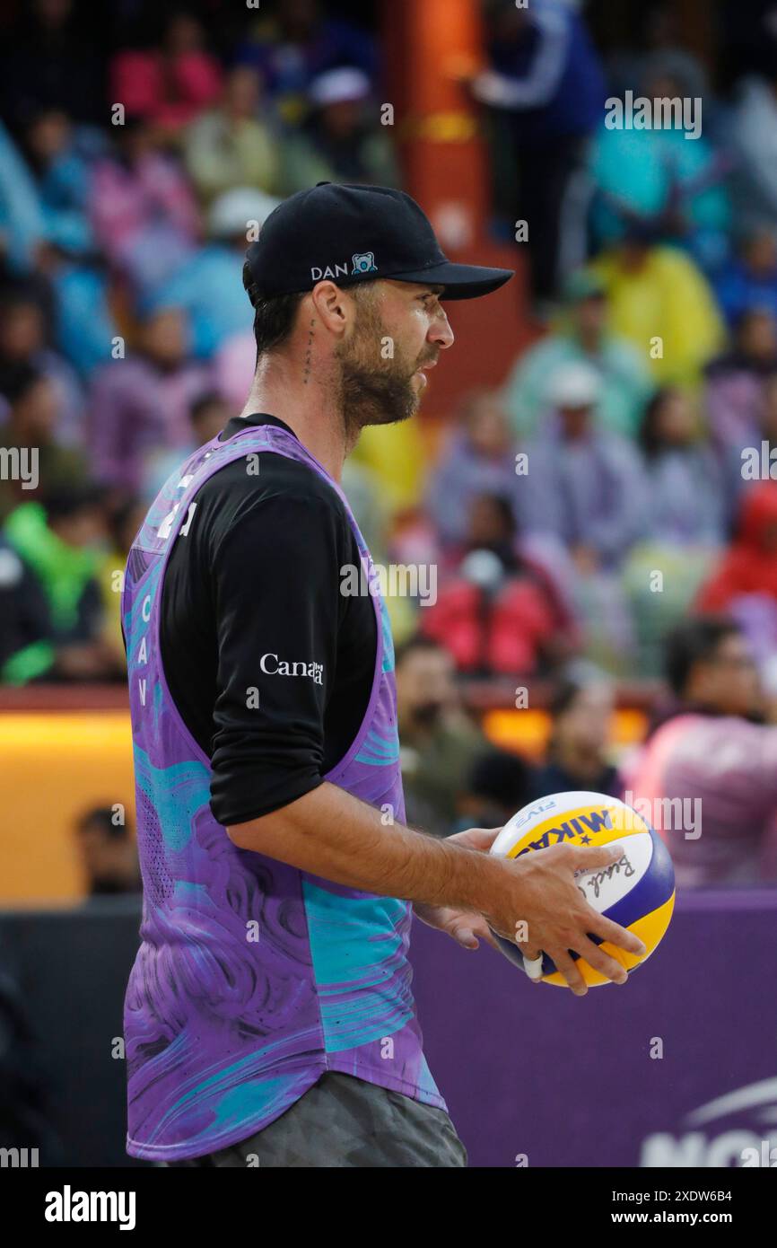 Tlaxcala, Mexico. 23rd June, 2024. Daniel Dearing #2 of Team Canada ...