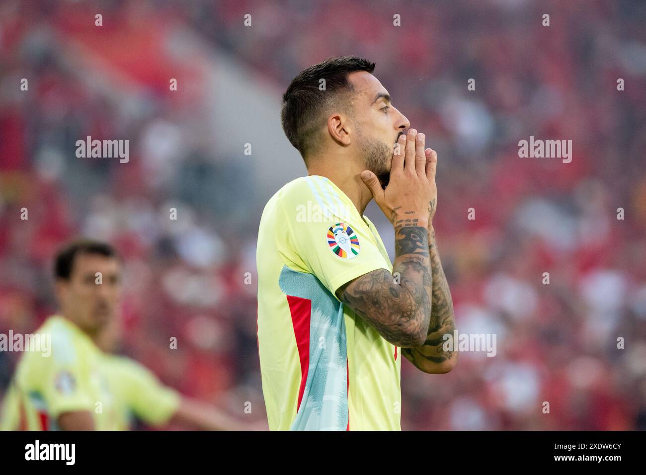 Joselu Mato Sanmartin (Spanien, #09) aergert sich, GER, Albania (ALB ...