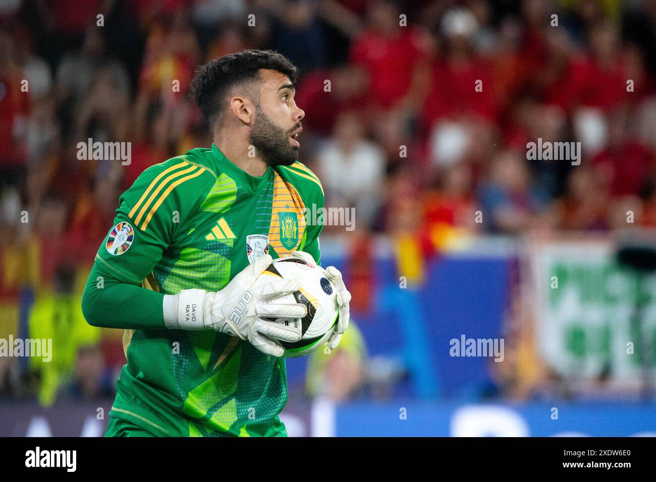 David Raya (Spanien, #01) am Ball, GER, Albania (ALB) vs Spain (ESP ...