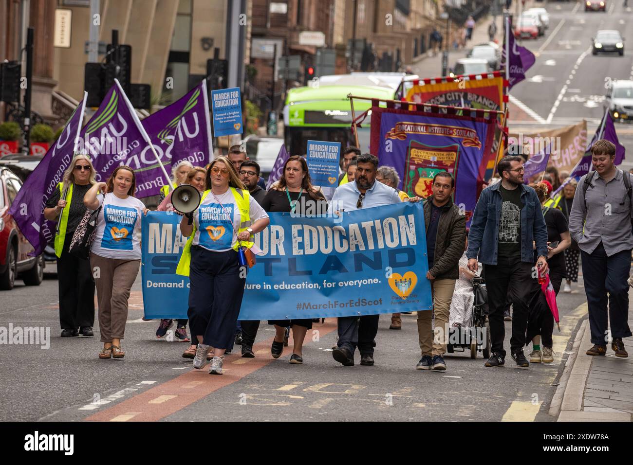 Glasgow, Scotland, UK. 24th June, 2024. Parents, Teachers Children ...