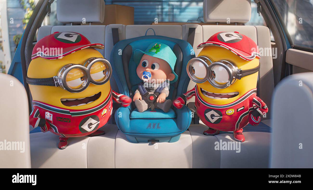 DESPICABLE ME 4, Minions (left and right, voice: Pierre Coffin), with ...
