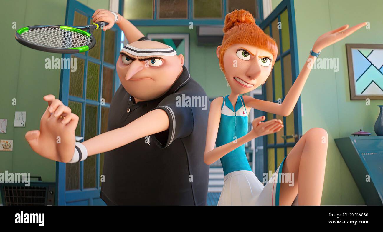 DESPICABLE ME 4, from left: Gru (voice: Steve Carell), Poppy (voice ...