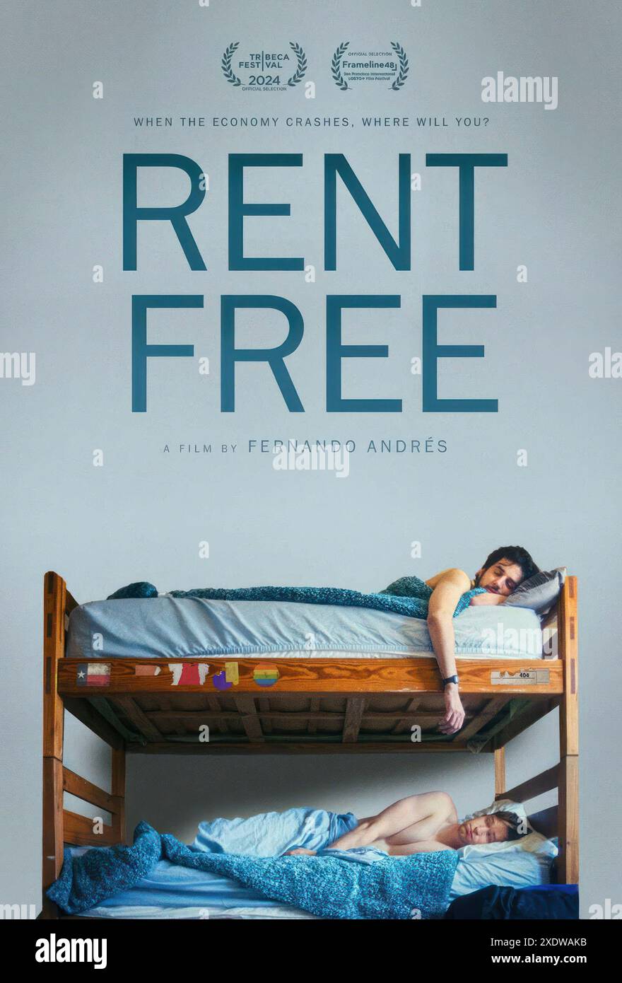 RENT FREE, poster, from top: David Trevino, Jacob Roberts, 2024 ...