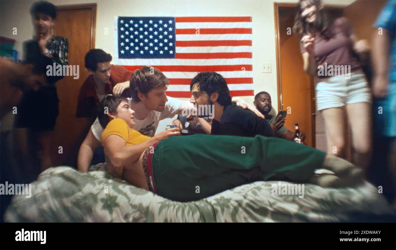 RENT FREE, front, from left: Sarah J. Bartholomew, Jacob Roberts, David ...