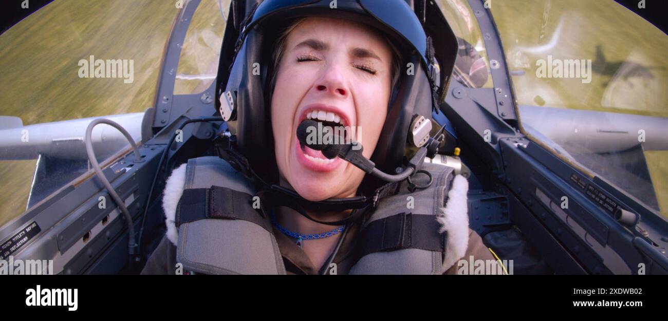 SPACE CADET, Emma Roberts, 2024. © Amazon Prime Video / Courtesy ...