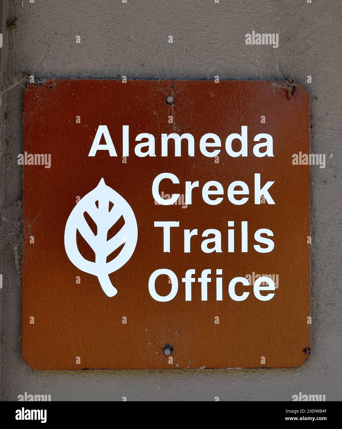 Alameda Creek Trails office sign at Quarry Lakes Regional Recreation ...