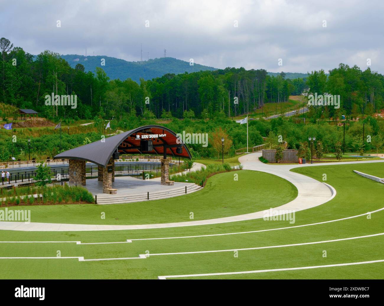 CUMMING, GEORGIA - June 4, 2024: Cumming City Center a mixed-use ...