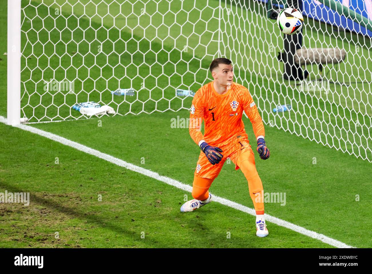 LEIPZIG, GERMANY - JUNE 24: Goalkeeper of Croatia Dominik Livakovic ...