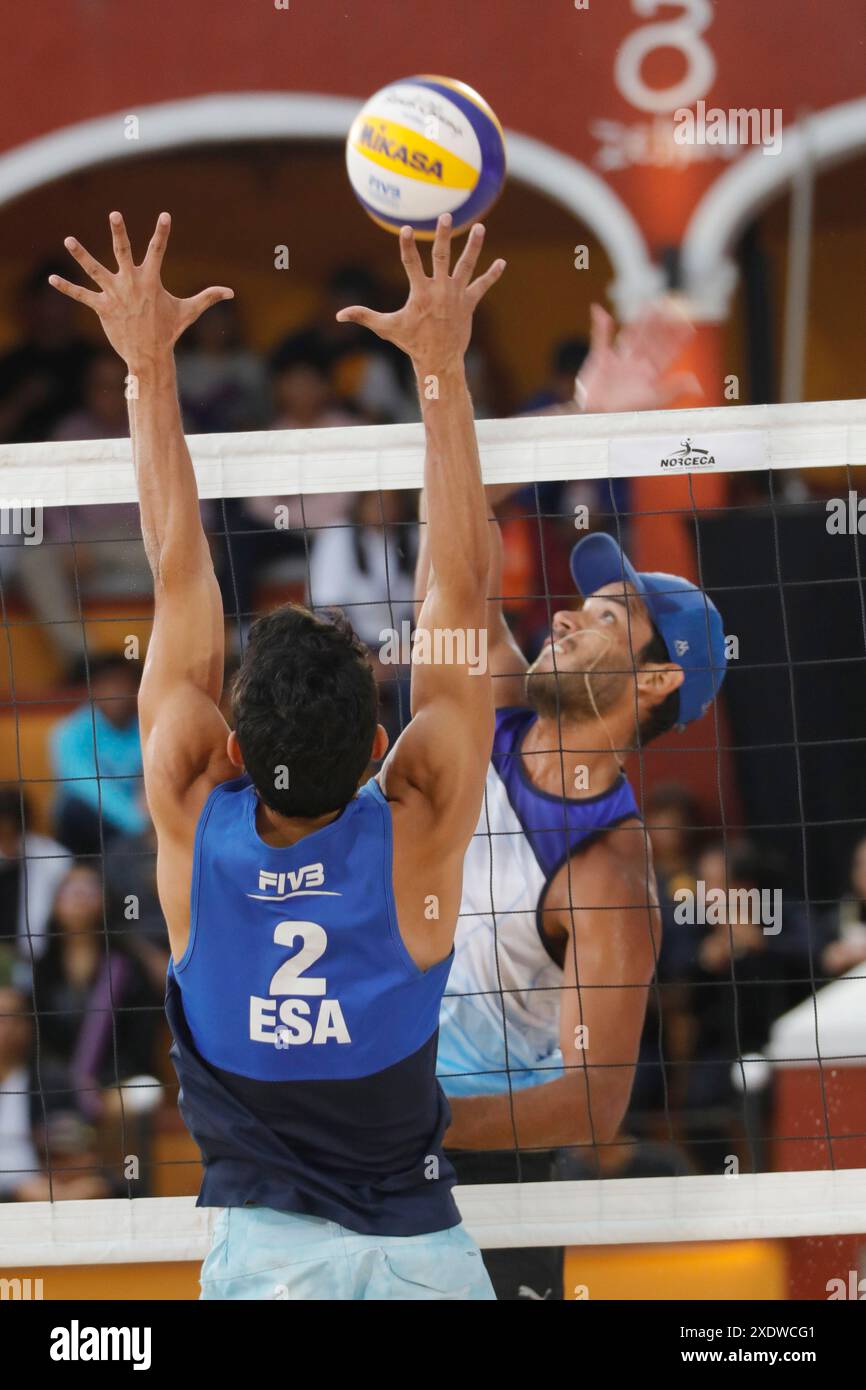 Tlaxcala, Ciudad de Mexico, Mexico. 23rd June, 2024. Ruben Mora #1 of ...