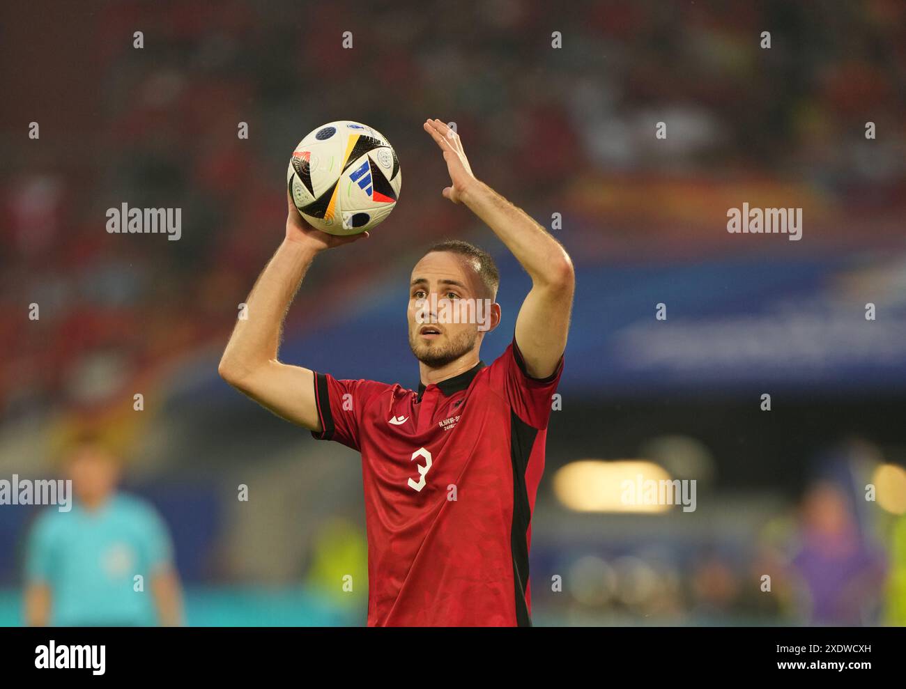 Dusseldorf, Germany. 24th June, 2024. Mario Mitaj of Albania during the ...