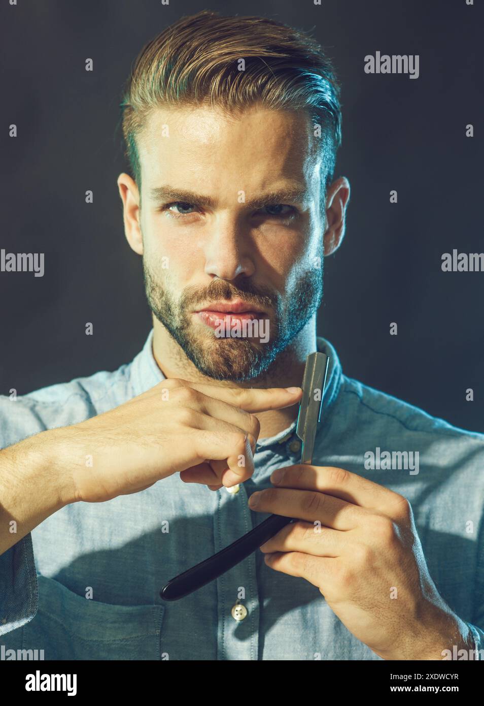 Retro old fashioned bearded hi-res stock photography and images - Alamy