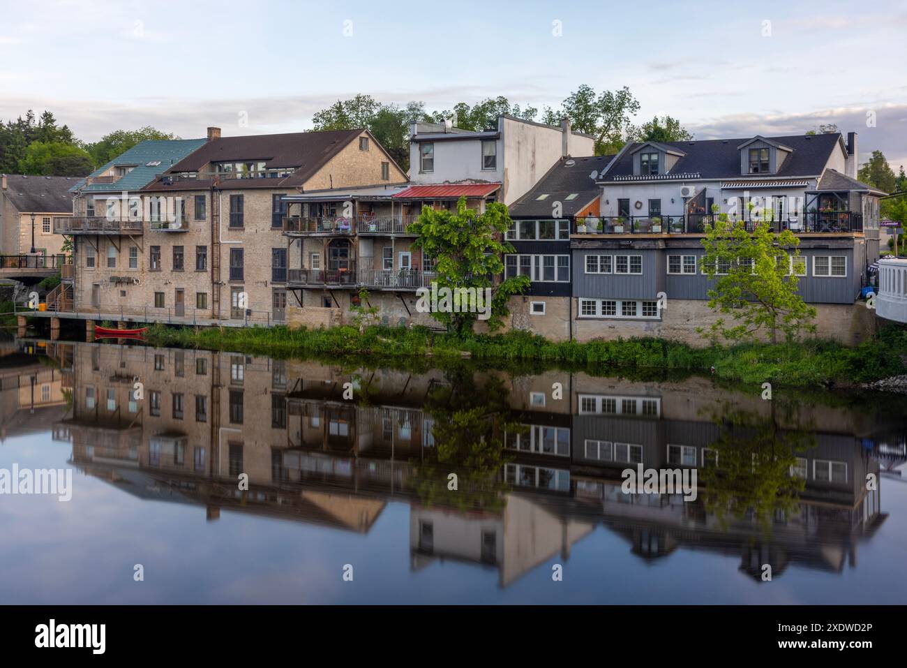 The charming village of Elora in Ontario, Canada Stock Photo - Alamy