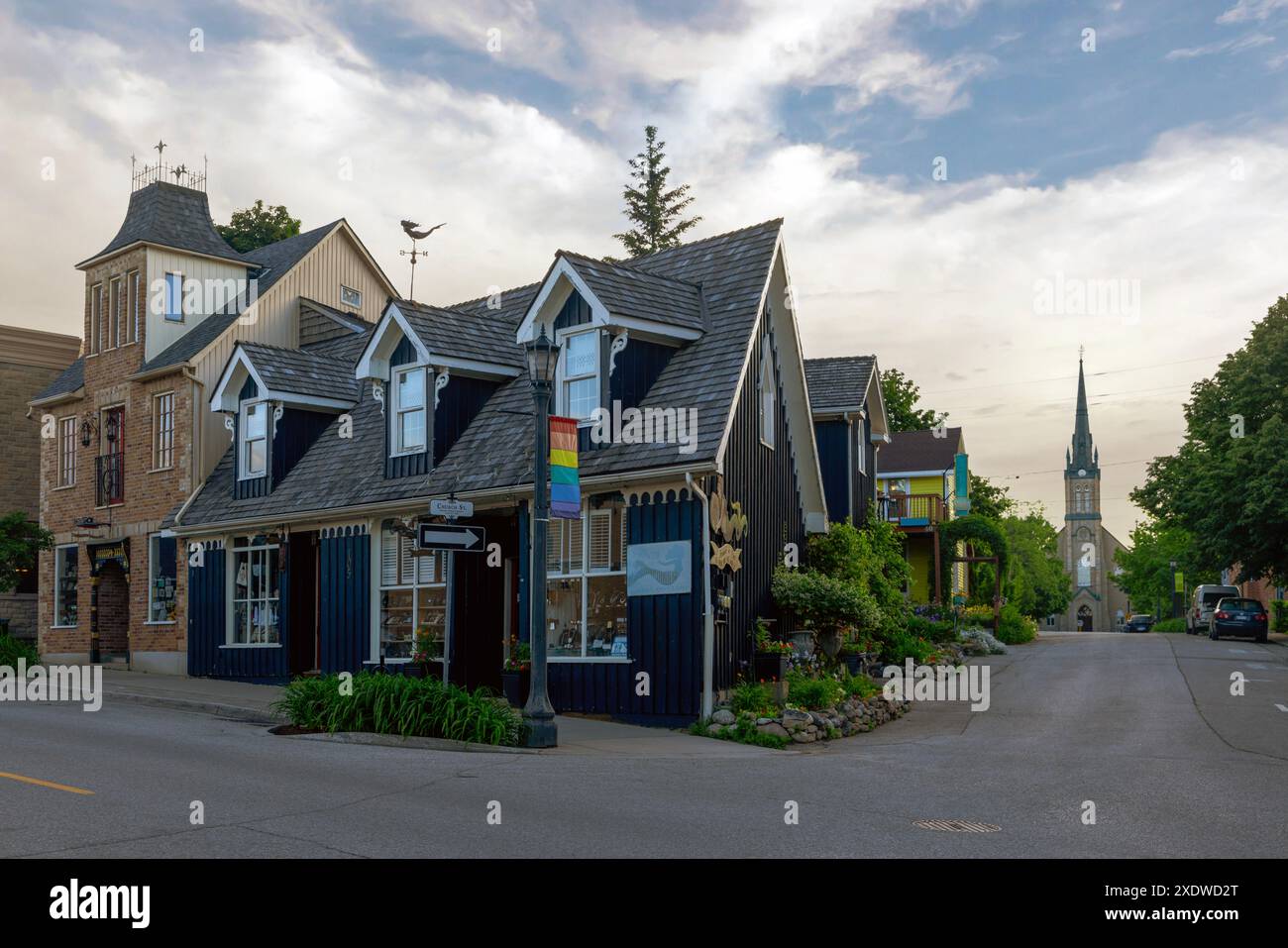 The charming village of Elora in Ontario, Canada Stock Photo - Alamy