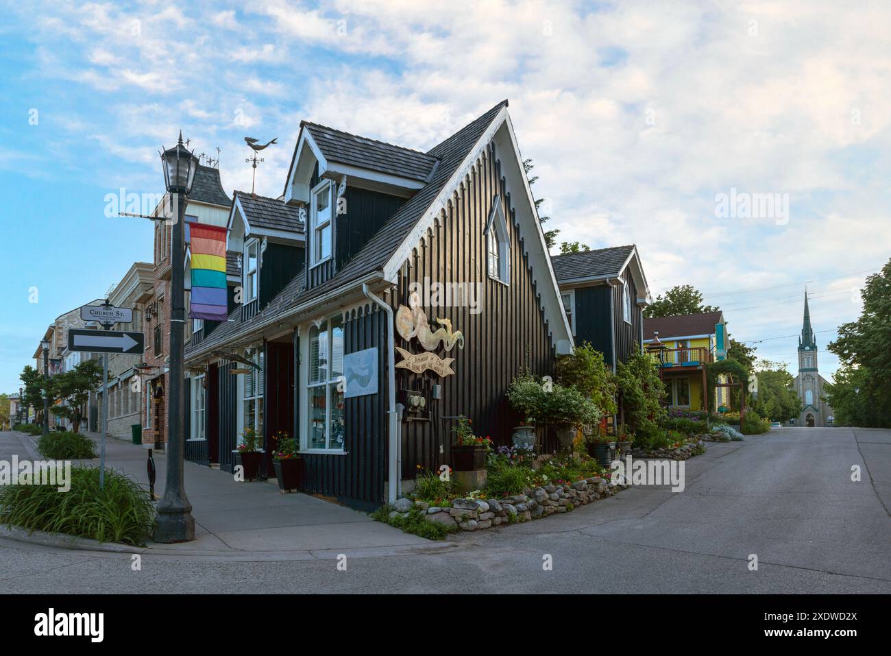 The charming village of Elora in Ontario, Canada Stock Photo - Alamy