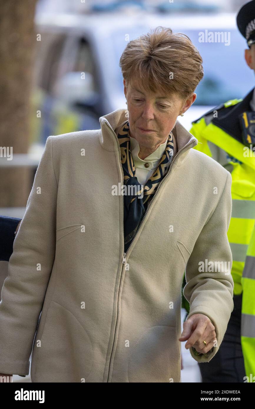 Paula Vennells, former chief executive officer of Post Office Ltd ...