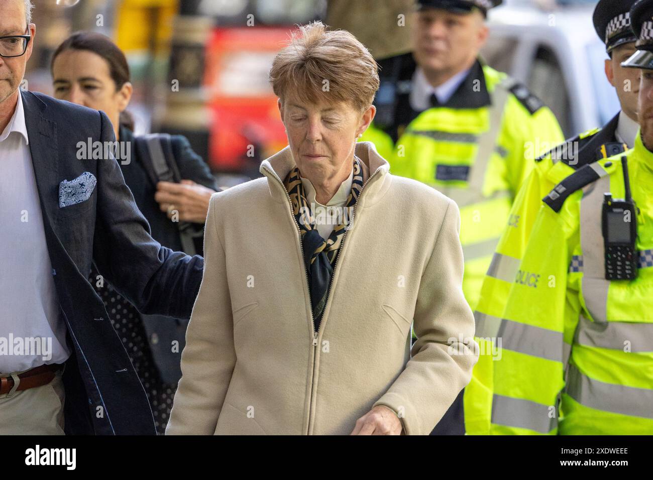 Paula Vennells, former chief executive officer of Post Office Ltd ...