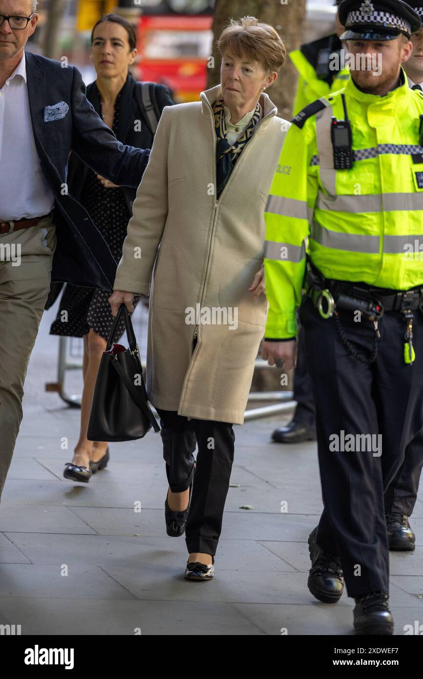 Paula Vennells, former chief executive officer of Post Office Ltd ...