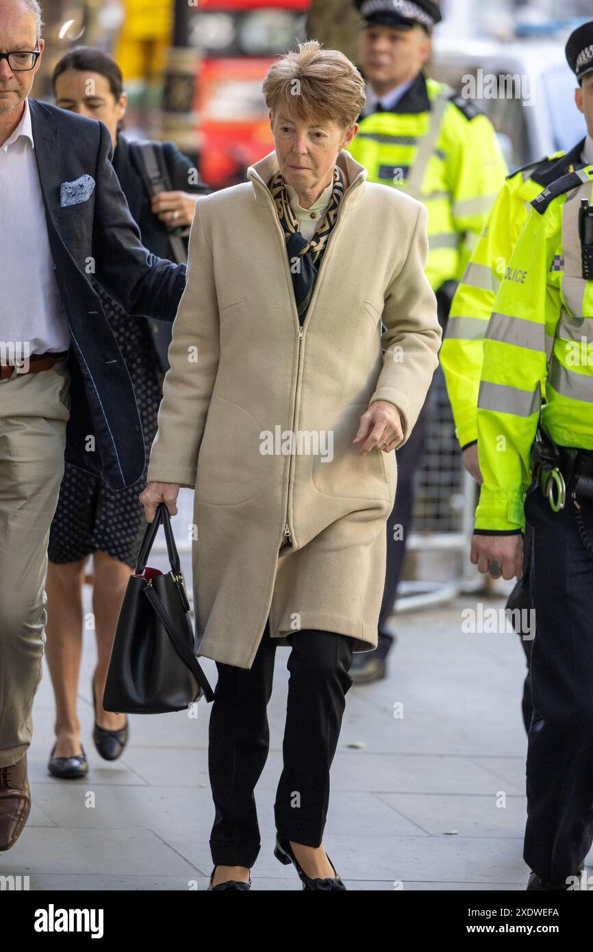 Paula Vennells, former chief executive officer of Post Office Ltd ...